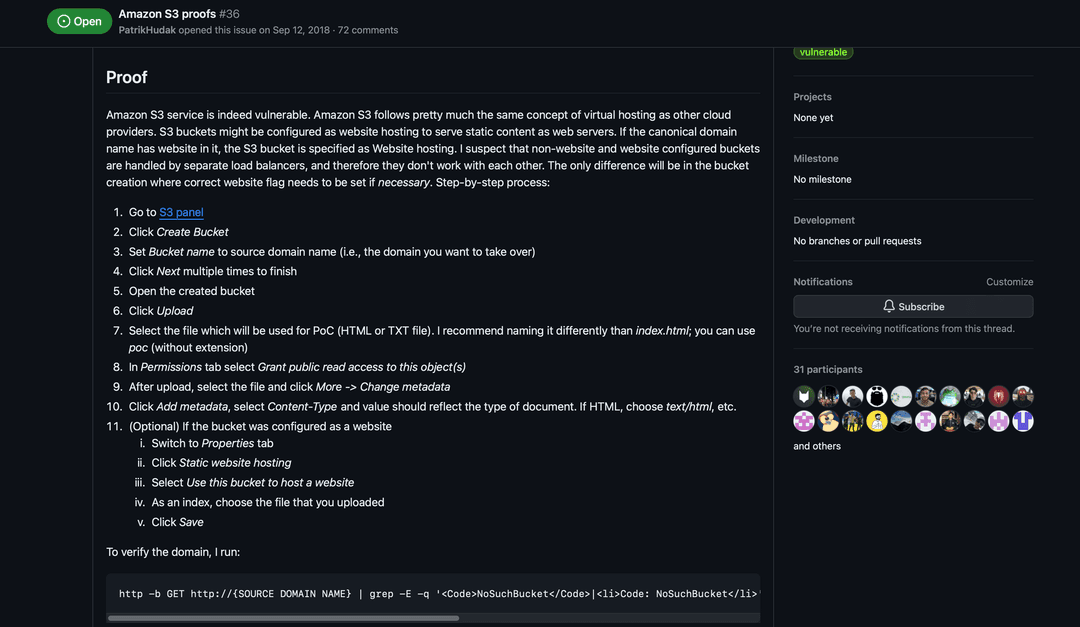 AWS S3 Bucket Takeover - how to find it and maximize impact? - Vidoc Security Lab